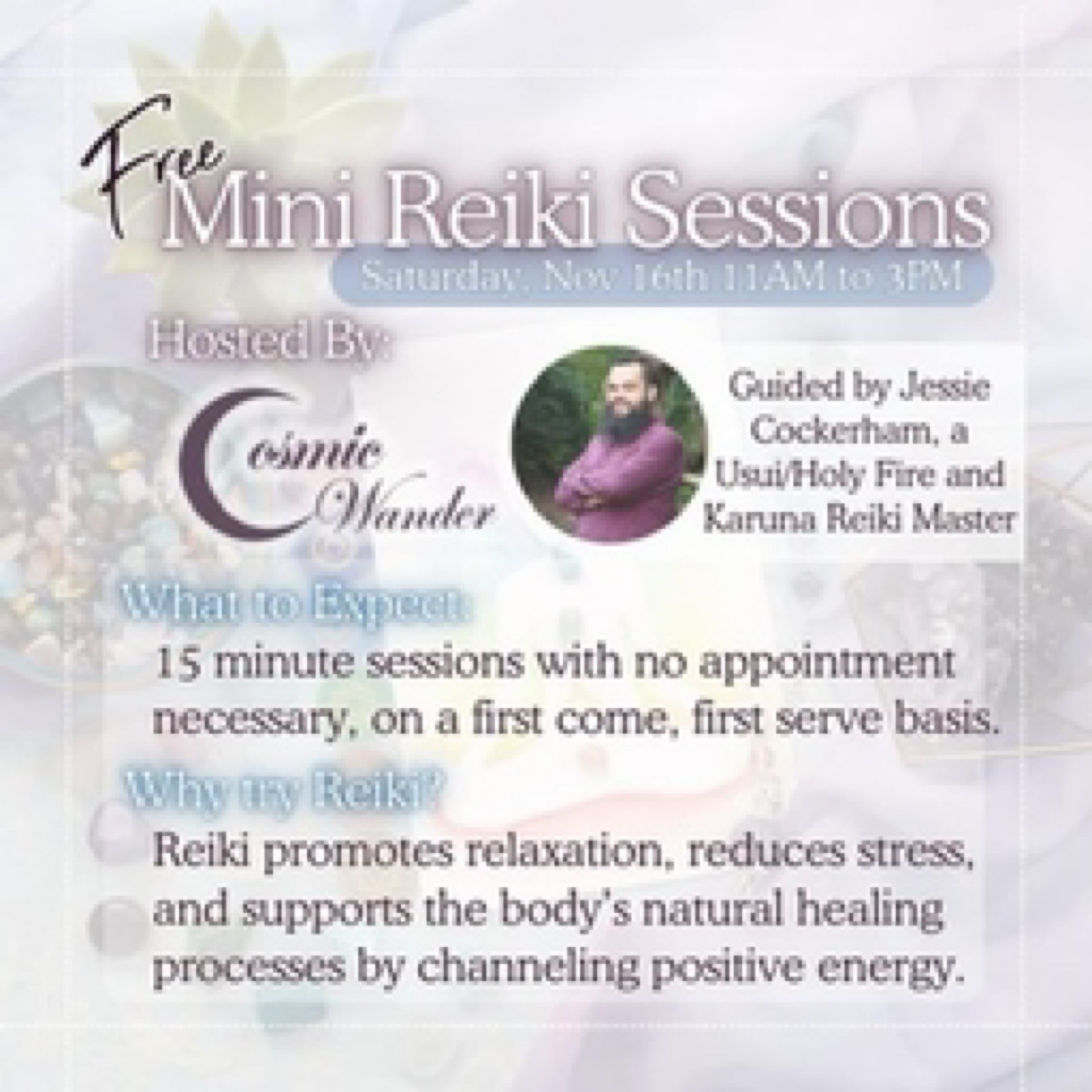Free mini Reiki Sessions | Cosmic Wander