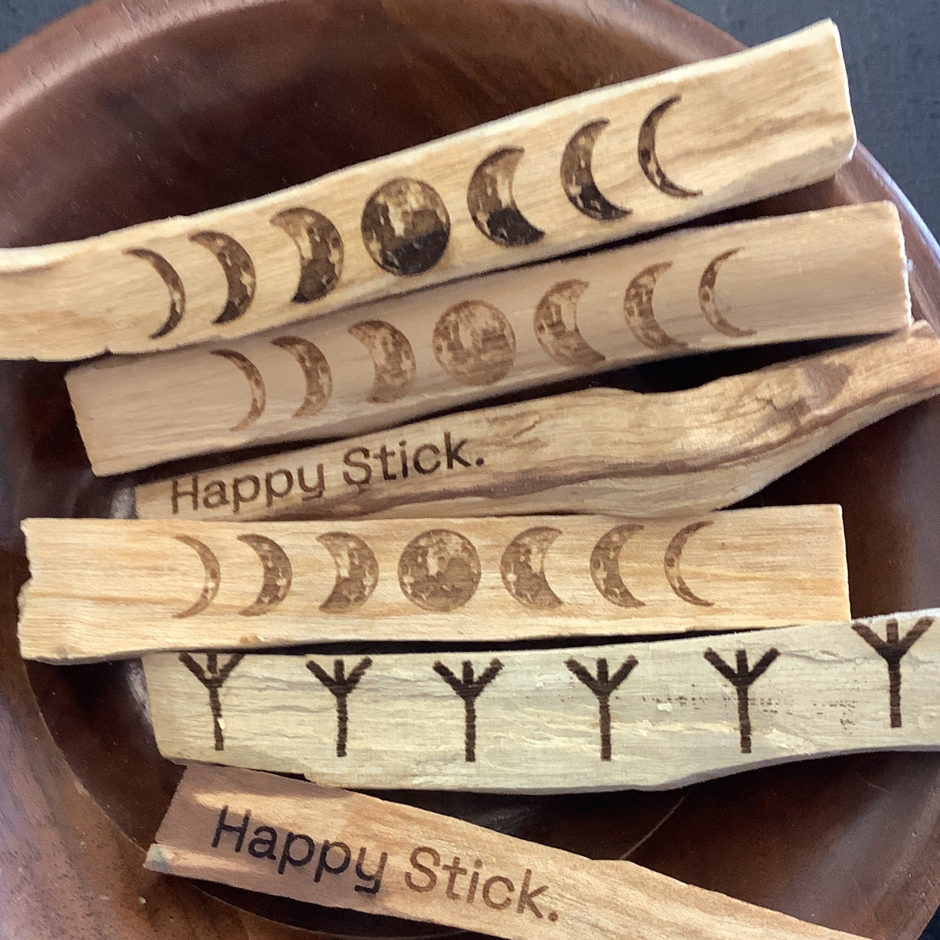 Engraved palo santo | Cosmic Wander