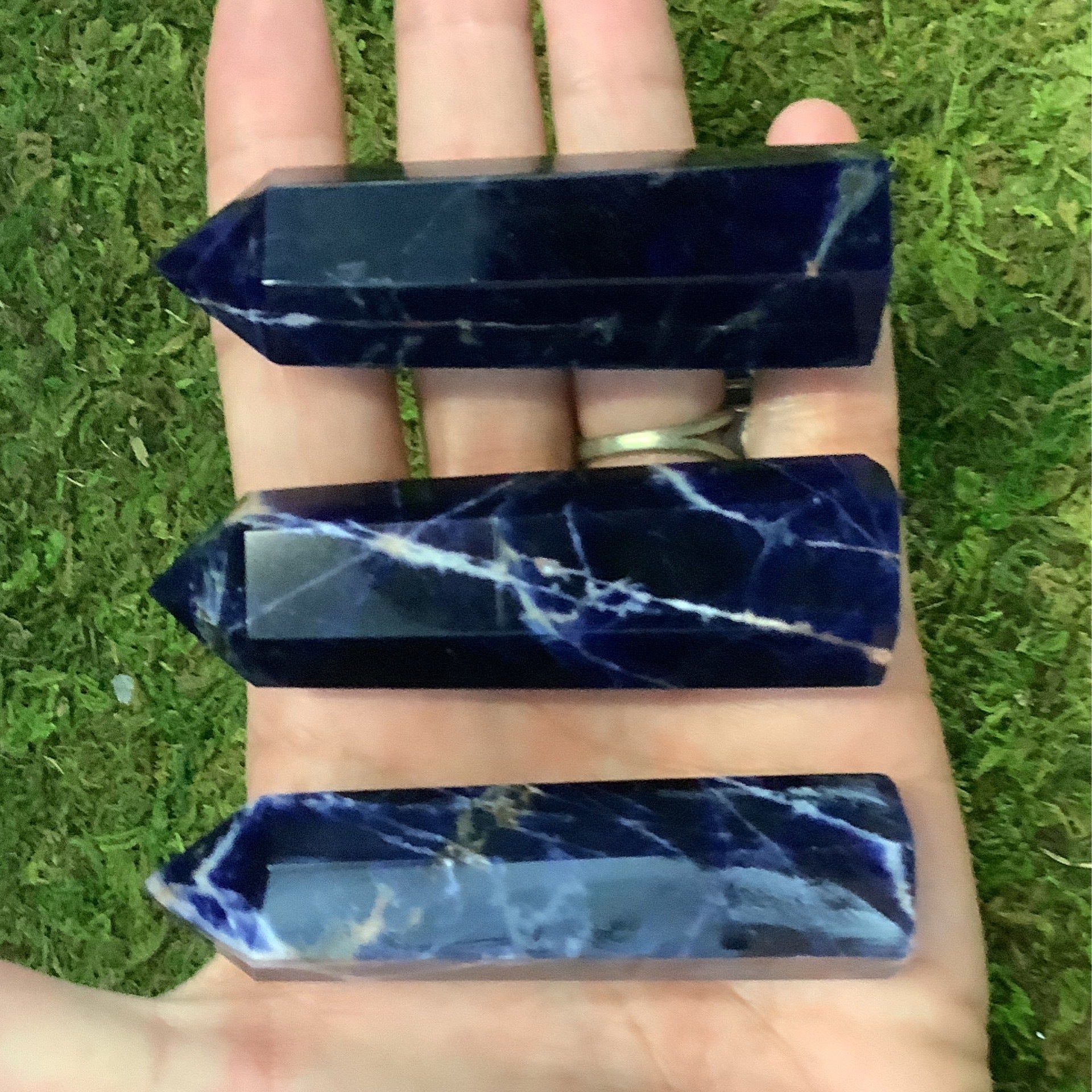 Sodalite points | Cosmic Wander