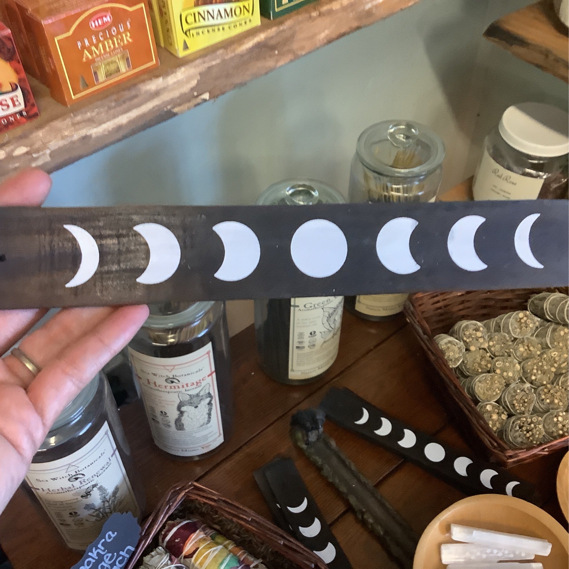 Moon phase incense burner | Cosmic Wander