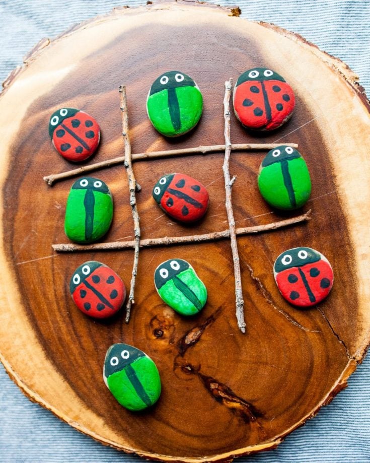 Nature tic-tac-toe board Kids Class | Cosmic Wander